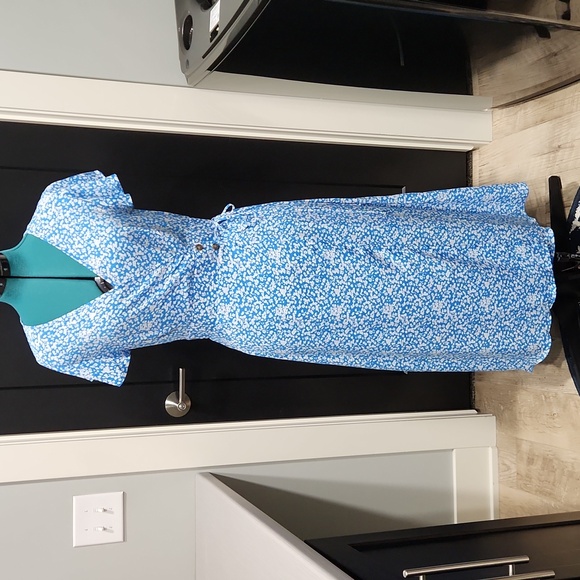 Sienna Sky | Dresses | Sienna Sky Blue Midi Dress | Poshmark